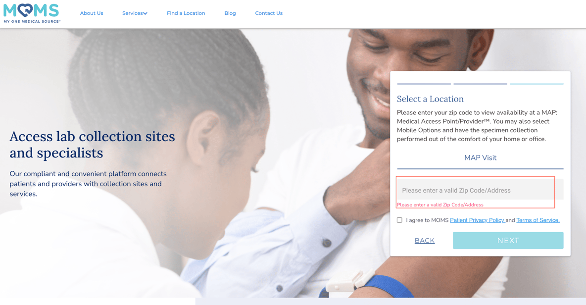 How do I schedule an appointment through MOMS?