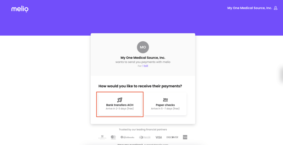 How do we add ACH information?