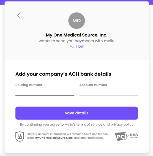 How do we add ACH information?